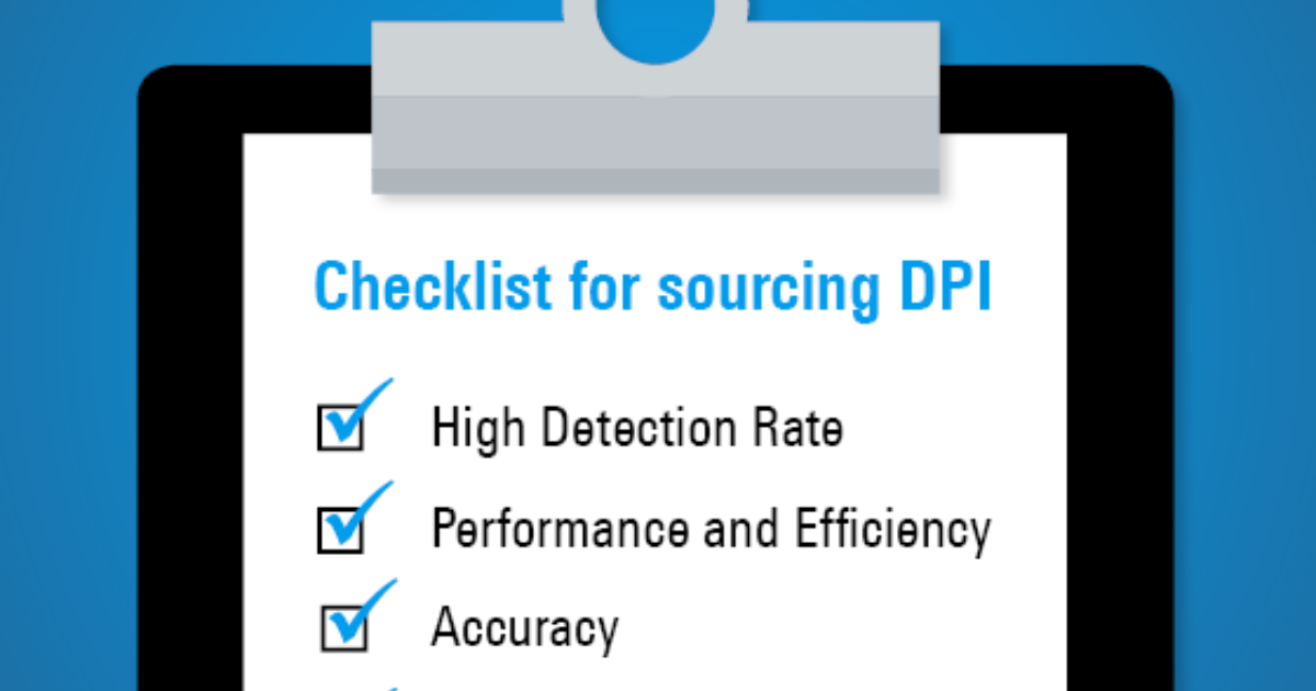 Buyers guide - Top 10 checklist for licensing DPI software | ipoque
