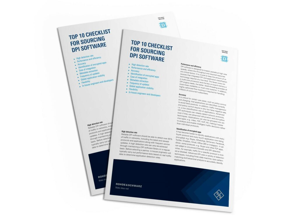 Sourcing Guide - 10 Features a DPI engine must have | ipoque