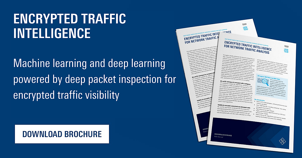 Encrypted traffic intelligence for network traffic analysis