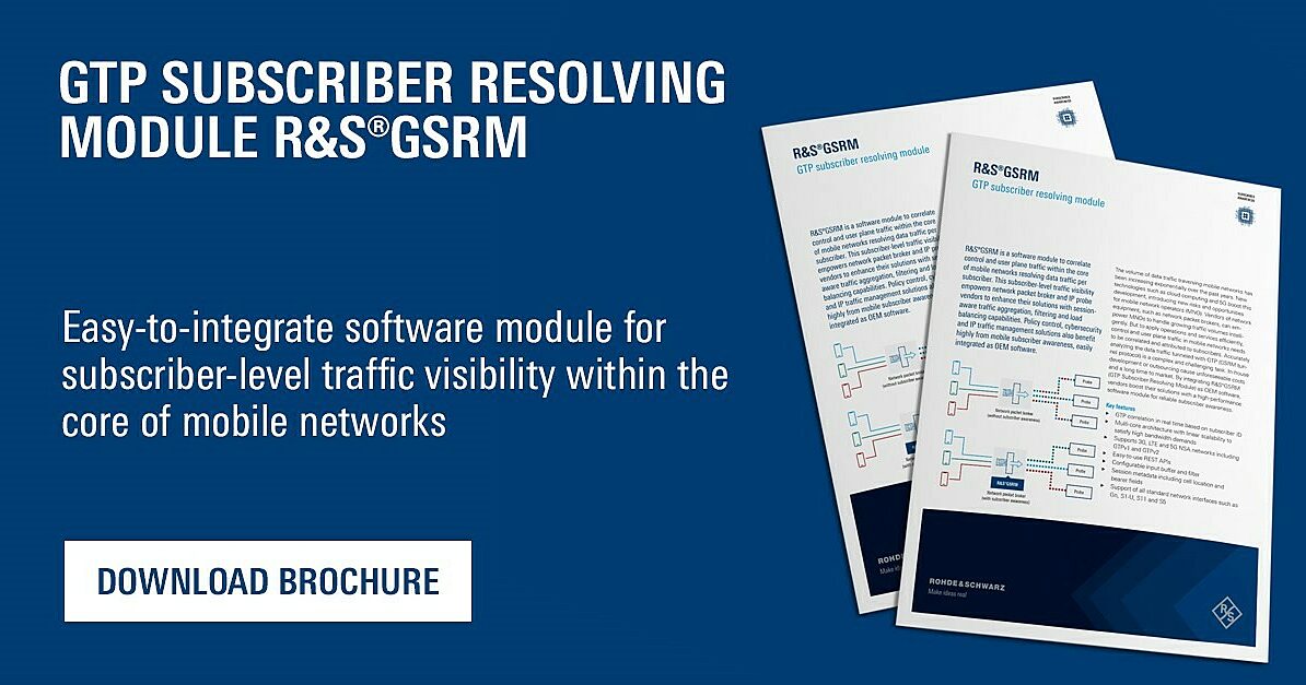ipoque | Brochure R&S®GSRM: GTP correlation software for subscriber…