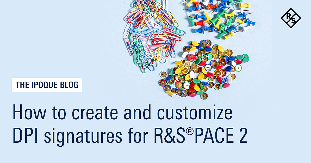Classify niche applications with custom DPI signatures