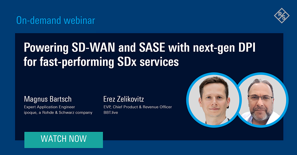 DPI-driven SD-WAN/ SASE for fast-performing SDx services
